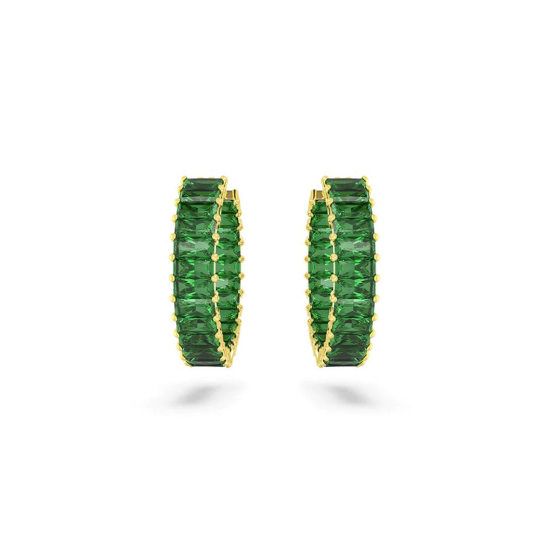 Swarovski Orecchini Donna Matrix Verde - 5658651 – Gioielleria De Patto